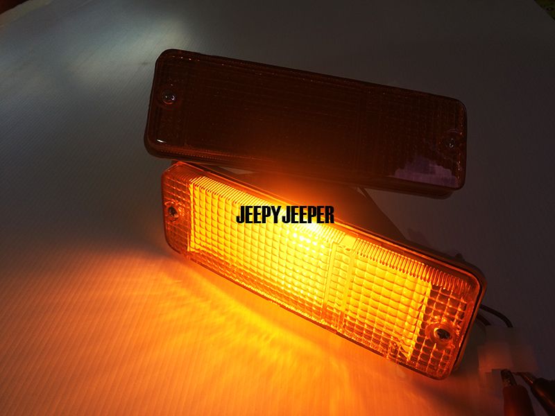 Amber Bumper Bar Indicator Light Lamp TOYOTA HILUX LN50 LN56 LN60 ...
