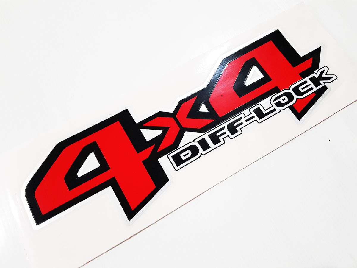 4X4 4WD PVC SIDE CABIN REAR STICKER DECAL FOR MITSUBISHI TRITON L200 ...